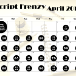 Script Frenzy Desktop Background Wallpaper Calendars (2011) - Hillary ...